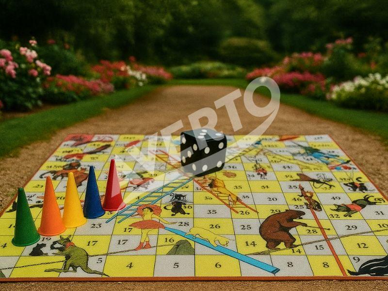 Giant Garden Game Circus 2x2 m Outdoor Fun | Averto