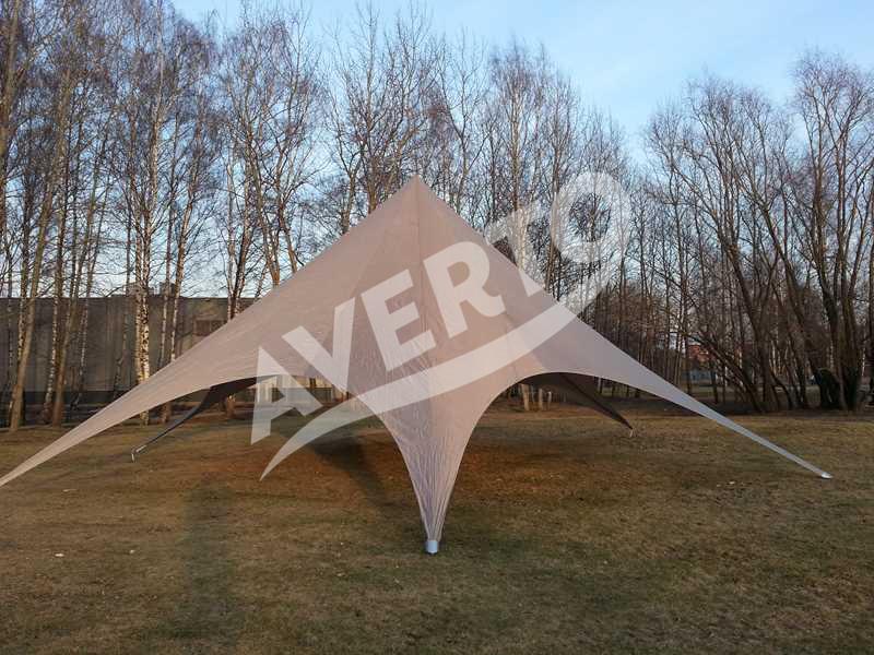 Polyester 420D/PVC 14 m Ø Garten SternZelte